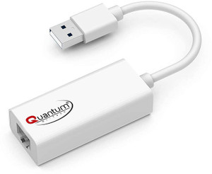 rs solutions Quantum QHM8106 USB to RJ45 Ethernet LAN Adapter (White ...