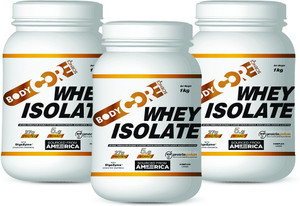 Body Core Science Whey Isolate White-1Kg (Pack of 3) Vanilla Whey ...