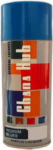 GHANA HUB PREMIUM CUBE F1 SINGLE Blue Spray Paint 600 ml Price in India ...