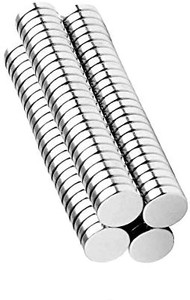 BUI 6x1.5mm Strong Neodymium Silver Magnets in Disc Shape Rare Earth ...