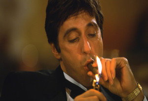Poster Al-Pacino-Cigars-Lighter-Scarface-Smoking-Tony-Montana Wall ...