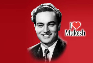 Poster Mukesh Singer Bollywood Sl1 Wall Poster sl1822 (13x19 Inches ...