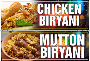 Poster For Hotel Restaurant Bar Caterer Sticker Chicken Biryani And ...