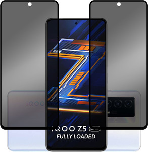 MobileBukket Edge To Edge Tempered Glass for iQOO Z5 5G Privacy Screen ...