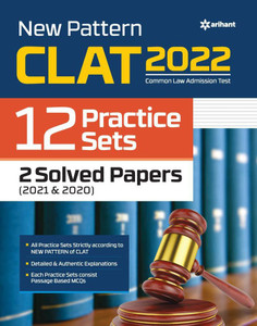 CLAT 2022 12 Practice Sets with 2 Solved Papers (2021 & 2020): Buy CLAT ...