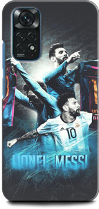 INDICRAFT Back Cover for REDMI Note 11 LIONE MESSI, FOOTBALL, BARCELONA ...