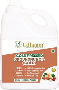 Udhgam Wood churned Cold pressed Groundnut Oil Kolhu/Ghani/Chekku ...
