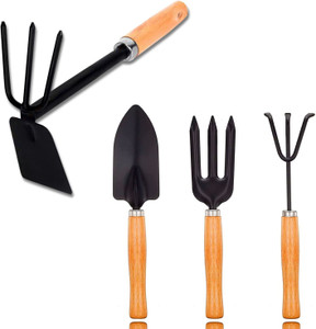 SEE INSIDE Garden Tools Combo of 2 in 1 Double Hoe Gardening Tool ...