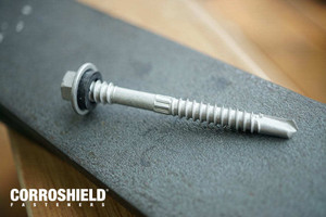 CORROSHIELD Carbon Steel Trimmed Hex Head Self-tapping Screw Price in ...