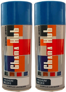 GHANA HUB PREMIUM CUBE DOUBLE Blue Spray Paint 900 ml Price in India ...