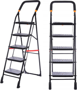 Shree Enterprises 5 Step Ladder, Heavy duty, Foldable,Multipurpose Step ...