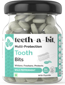 teeth-a-bit Multi-Protection Wild Peppermint Tooth Bits (60 Count), SLS ...