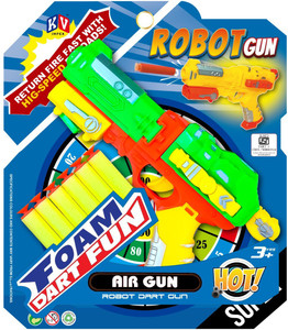Akshit Robot Air Draft Gun for Children Kid Boys Gift Guns & Darts ...