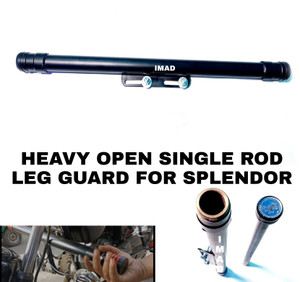 imad HEAVY SINGLE ROD OPEN LEG GUARD FOR SPLENDOR Bike Crash Guard ...
