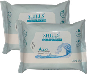 Shills Professional Refreshing Aqua Wet Wipes - Price in India, Buy ...
