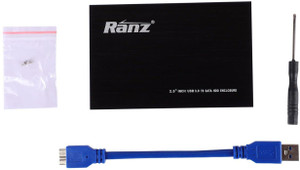 Ranz 2.5" USB 3.0 SATA Casing HDD Enclosure Case Cover for SATA HDD ...