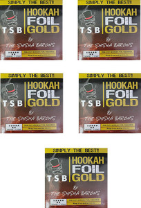 Puff Smart TSB 7 Star Foil Paper Pre-Cut Hookah Foil Squares ( Pack Of ...