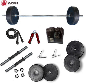 LYCAN 8Kg Home Gym Set , 3Ft Straight Rod + One Pair Dumbbell Rods ...
