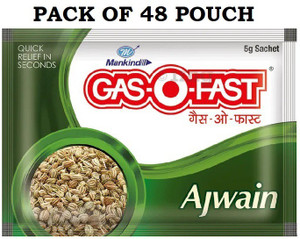 GasoFast Active Ajwain Active Ajwain Powder (5g each, Pack of 60 ...