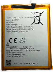 FULL CELL Mobile Battery For Tecno Camon 15 Pro / CD8 / BL-39MT Price ...