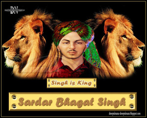 Bhagat singh PhotoPaper Print Poster Photographic Paper - Personalities ...