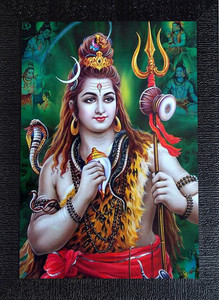 The Vip Shiv ji Religious Frame Price in India - Buy The Vip Shiv ji ...