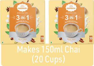 Namaste Chai Instant Tea Premix Assam Masala Chai | Ginger, Cinnamon ...