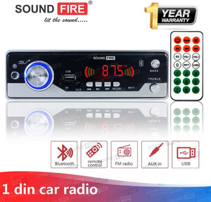 SOUND FIRE BLUETOOTH/USB/SD/AUX/FM/MP3 Car Stereo Price in India - Buy ...