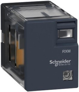 RXM Schneider 14 Pin Miniture Relay - 4 C/O - 24 V AC - 3 A Model No ...