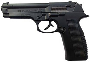 VIOVI 608 Z-Black Heavy Metal Gun Pistol Shaped with Barrel Pull Back ...