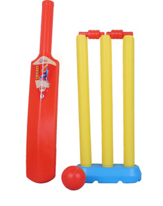 Rihishtoys Plastic Cricket set for Kids Indoor Outdoor games Cricket ...