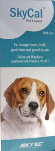 skyec Skycal Pet Syrup - Calcium & Vitamin Syrup for Dogs and Cats, 200 ...