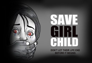 Poster Save Girl Child Poster Series 7 Wall Poster sl2044 (13x19 Inches ...