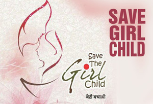 Poster Save Girl Child Poster Series 49 Large Poster sl2040 (36x24 ...