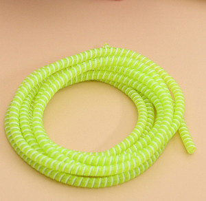 BLEY Spiral Cable Protector (Pack Of 2) 1 Meters Each-Full Size Green ...
