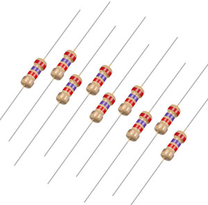 LAB PARTS 200 Pcs 2.7k (kilo-ohm) ohm (2k7) Resistor, ±5% Tolerance, 1 ...