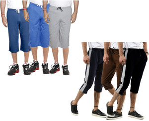 Indistar Solid Men Three Fourths - Buy Indistar Solid Men Three Fourths ...