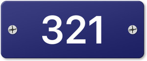 Flambird Numeral 321 Emergency Sign Price in India - Buy Flambird ...