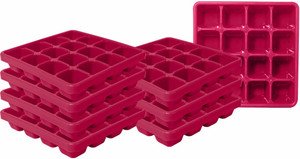 Wonder Plastic Plastic Prime 160 Ice Tray Set For Fridge, 8 pc Ice Tray ...