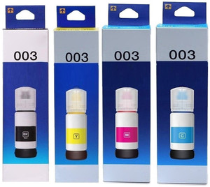 inexG Ink 003 Pack Of 4 Ink Bottle Compatible Printer For L3100, L3101 ...
