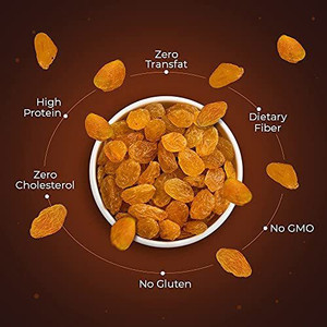 Organic Purify Premium Seedless Green Raisins Value Pack Pouch, 1kg ...