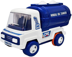 HK Toys FRICTION POWERED OIL TANKER TOY TRUCK FOR KIDS WITH OPENABLE ...