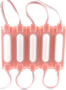 SAMAES 5 Pics 12 Volt DC PINK Color Capsule Led Module Light Electronic ...