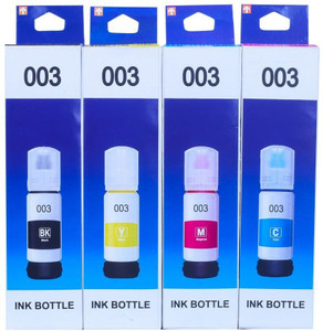 inexG Ink 003 Ink Bottle Set Compatible Printer For 3100 L3101 L3150 ...