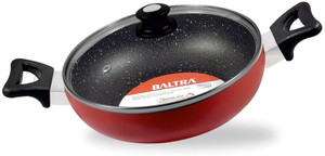 Baltra Induction Base Non-Stick Kadhai 22 cm diameter with Lid 1.75 L ...