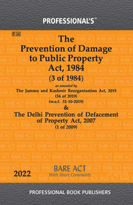 Prevention Of Damage To Public Property Act, 1984 As Amended By Jammu ...
