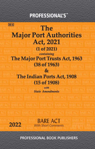 Major Port Authorities Act, 2021 Containing Major Port Trusts Act, 1963 ...
