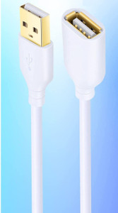 VibeX Reversible USB 2.0 1.5 m USB 3.0 Extension Cable - A-Male to A ...