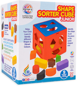 RATNA'S Jr Shape Sorter Cube for Kids(1486) Price in India - Buy RATNA ...