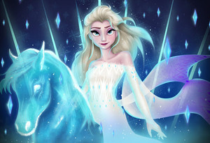 Poster Frozen Queen Elsa (Large Poster, 300GSM Matt, 36x24 Inches ...